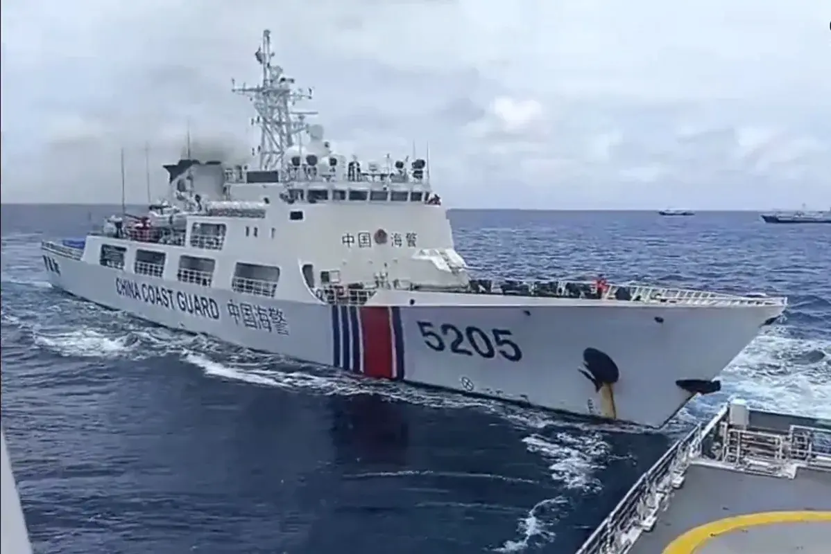 Chinese Coast Guard Rams Philippine Vessel In South China Sea